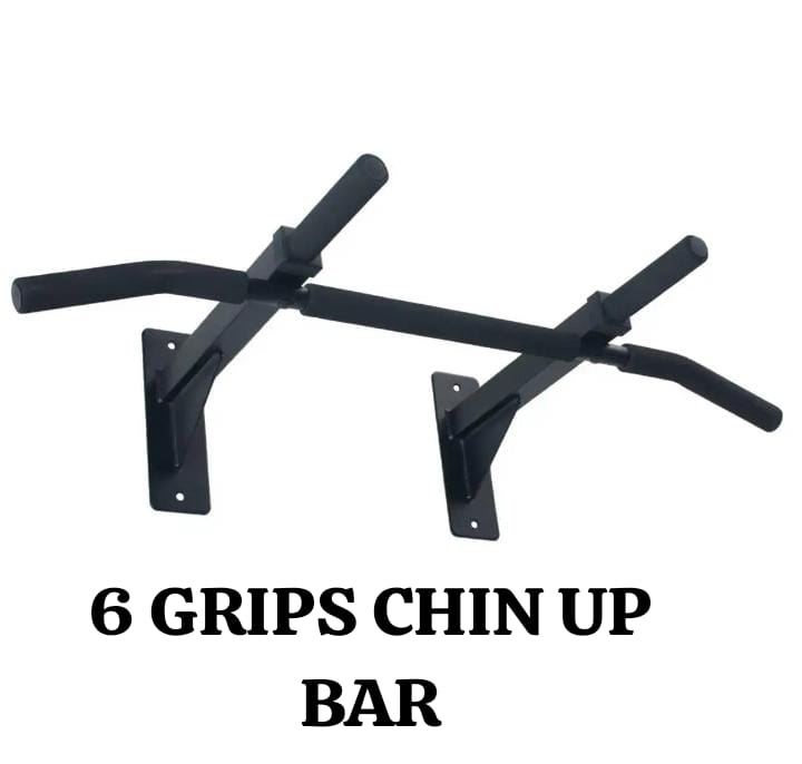 Pull Up Bar 6 Grips Chinup Bar Pull up Side Pulley Bar Wall Mounting ...