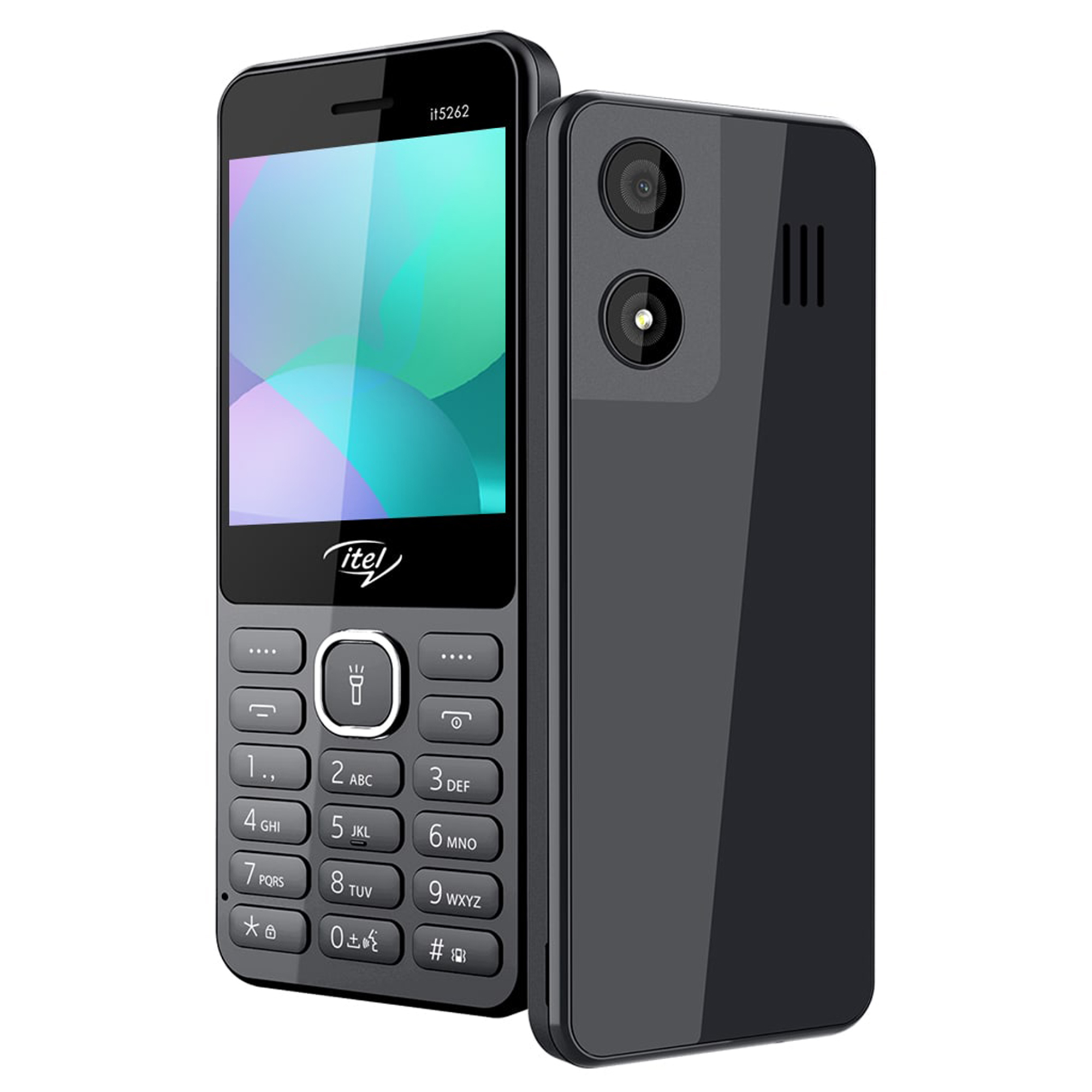 itel it5262 Feature Phone | 2.4″ Bright Big Screen | 2,000mAh Big Battery | 2,000 Contacts ...