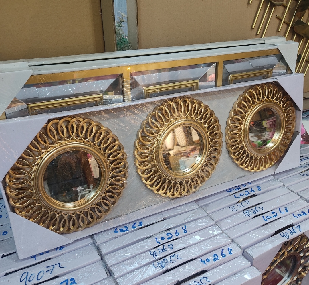 3 piece wall mirror | Daraz.pk