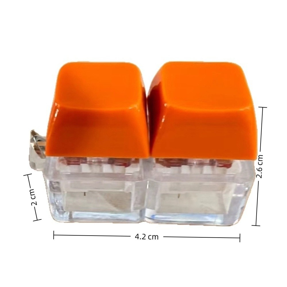 New DIY Keyboard Fidget Keychain Keys Button Keycap Finger Keyboard ...