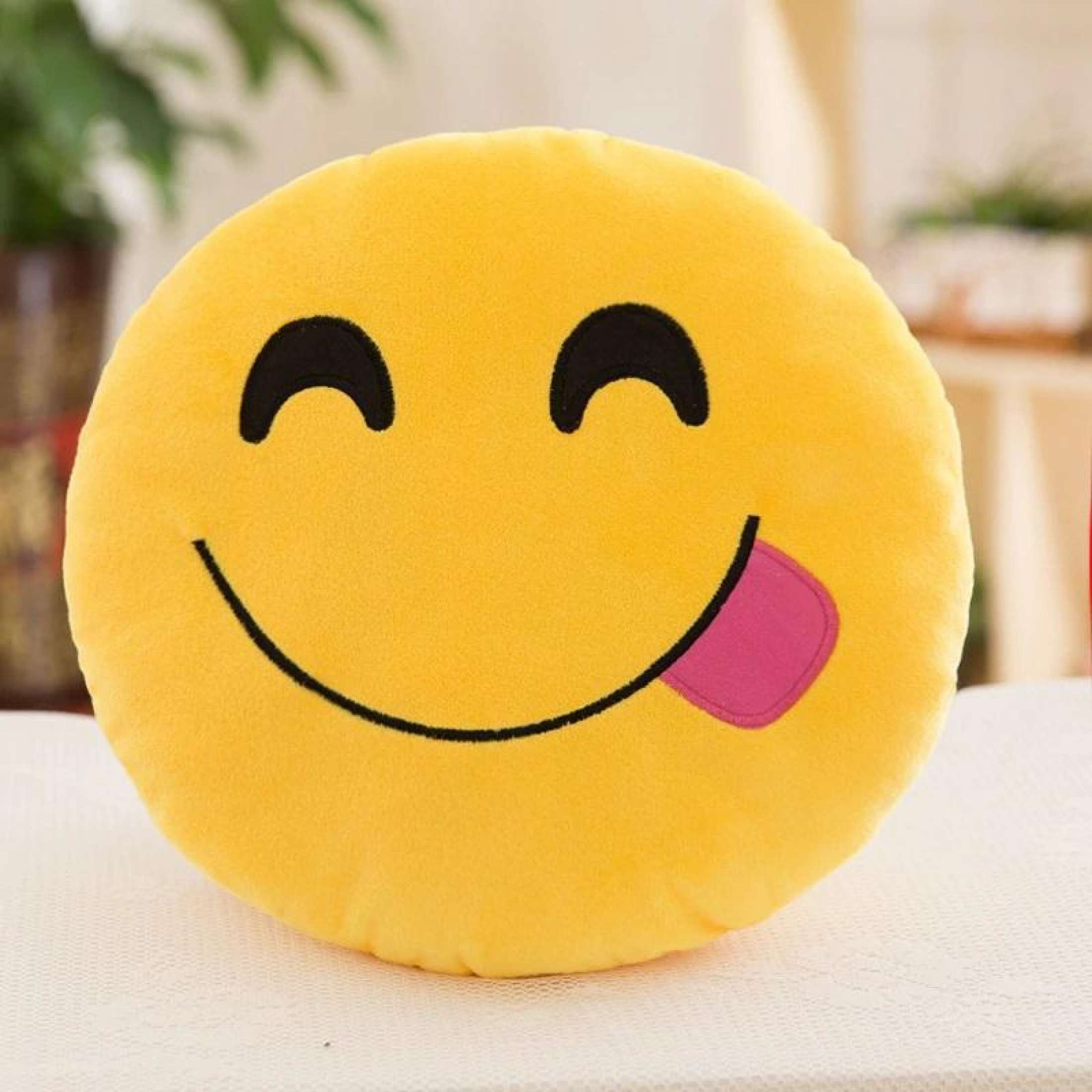 Vilead Cute Soft Smiley Emoji Pillow Funny Emoticon