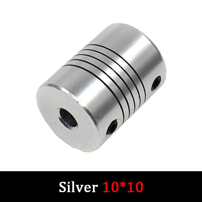 D19L25 4mm 5mm 6mm 6.35mm 8mm 10mm Aluminum Z Axis Flexible Coupling ...