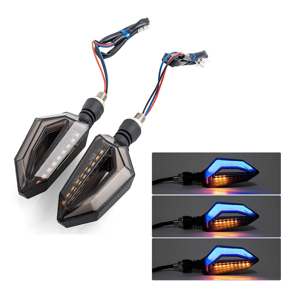 (Pack of 2) Indicator for Bike CD 70 | Fancy LED Turn Signal Indicator ...