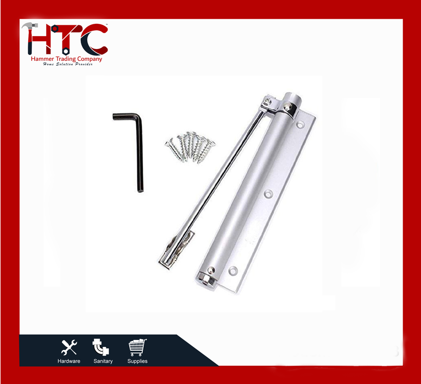 Adjustable Door Closer, Aluminum Alloy Automatic Door Closer, Spring ...