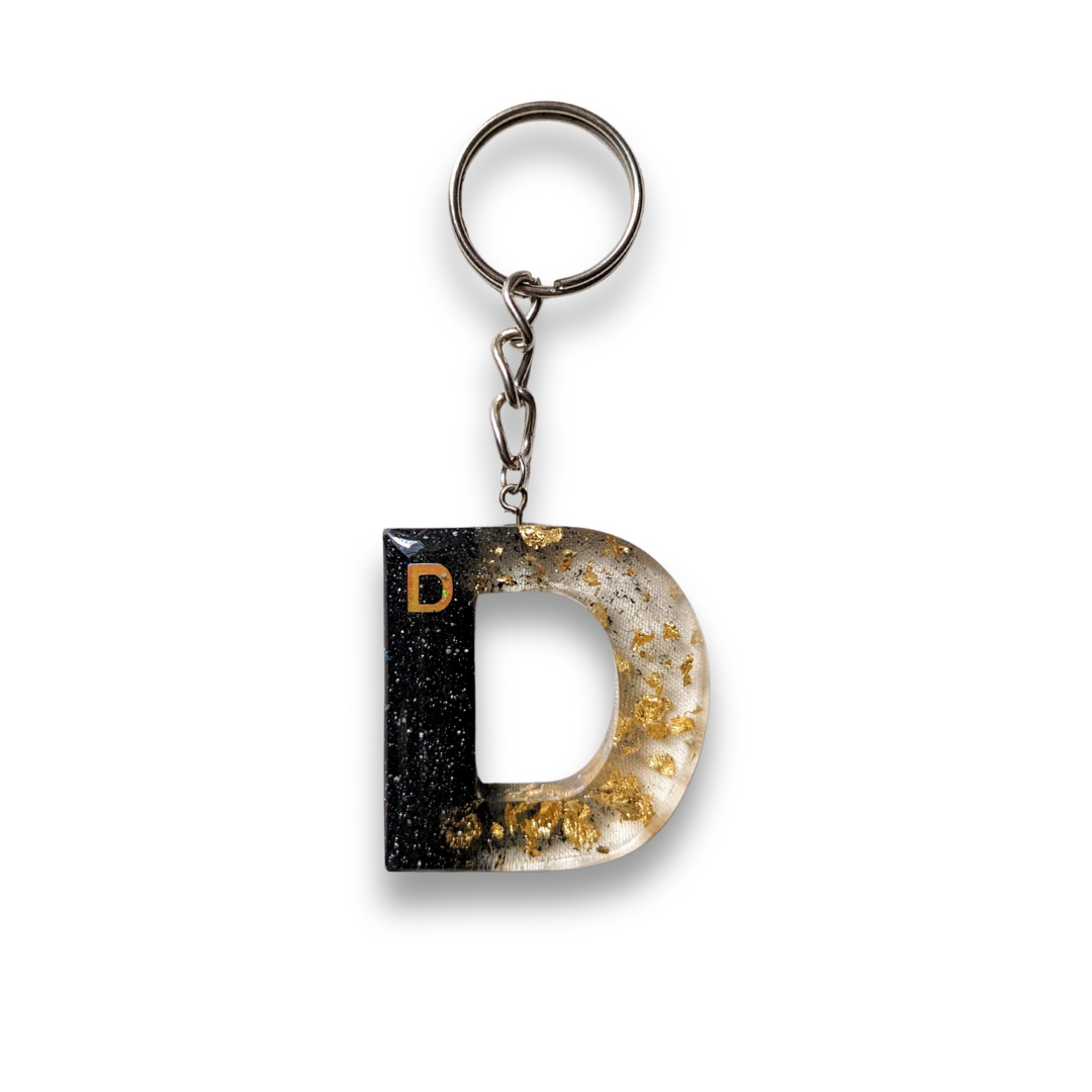 Customize Alphabet keychain | Resin keychains | Keychain for girls ...