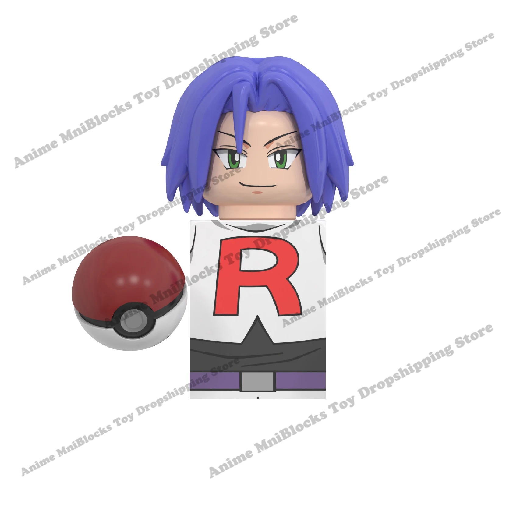 Pokemon Ash Ketchum Anime Cartoon Bricks Pikachu Building Blocks Mini ...
