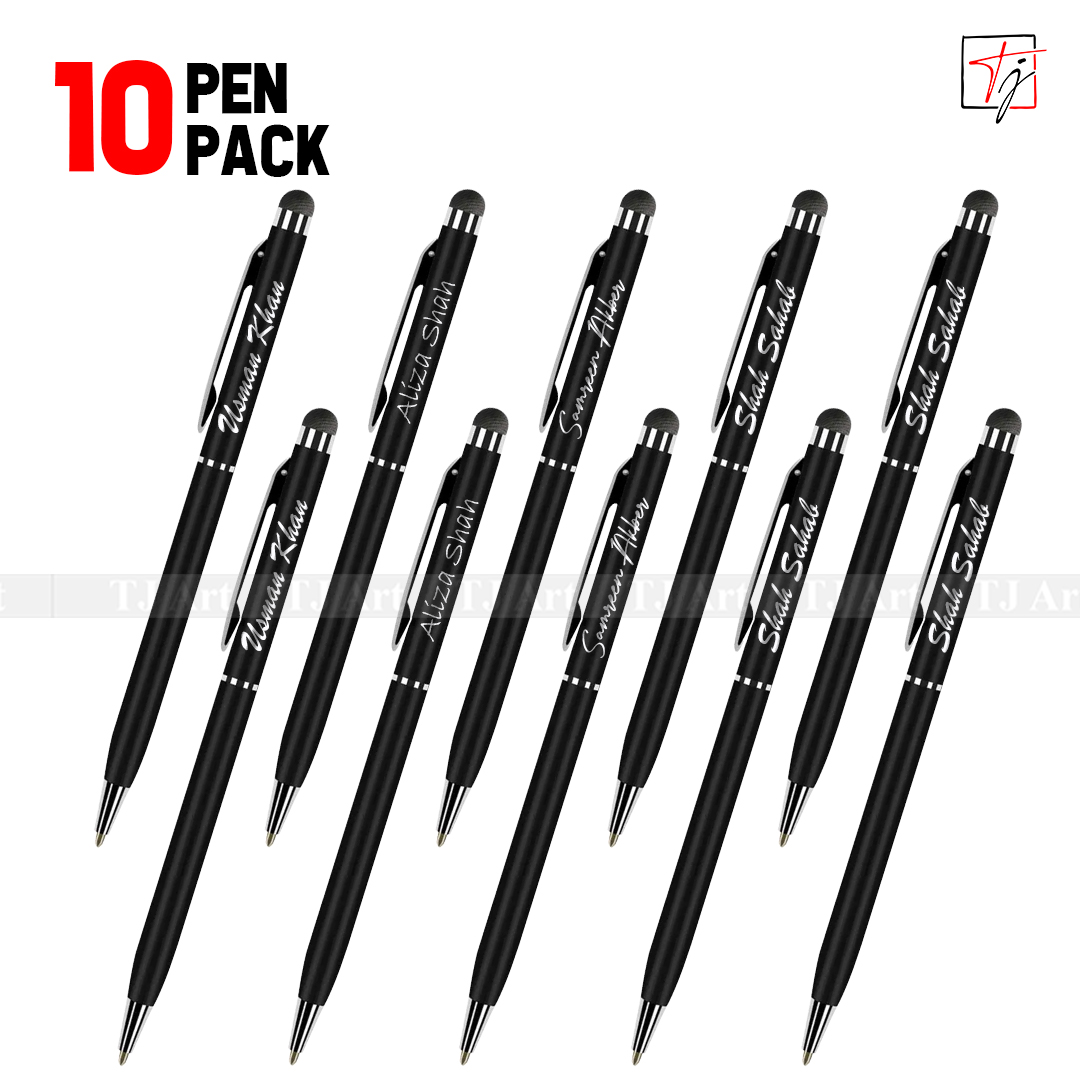 Customized Name / Logo Engraved Slim Luxury Ball Point Pen - Slim ...