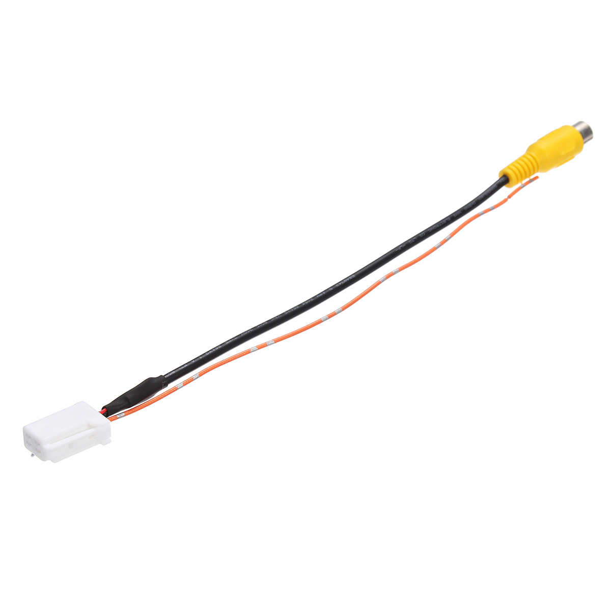 4 Pin Male Connector Radio Back Up Reverse Camera RCA Cable Adapter for ...