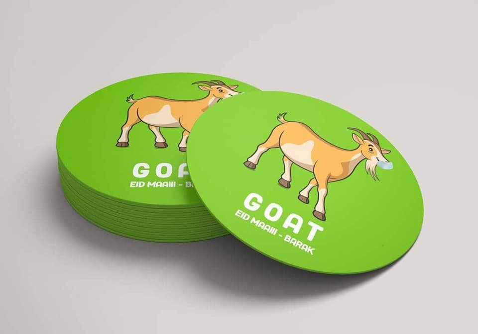 Bakra Eid Stickers Eid-ul-Adha Mubarak Stickers Printed Stickers in 2 ...