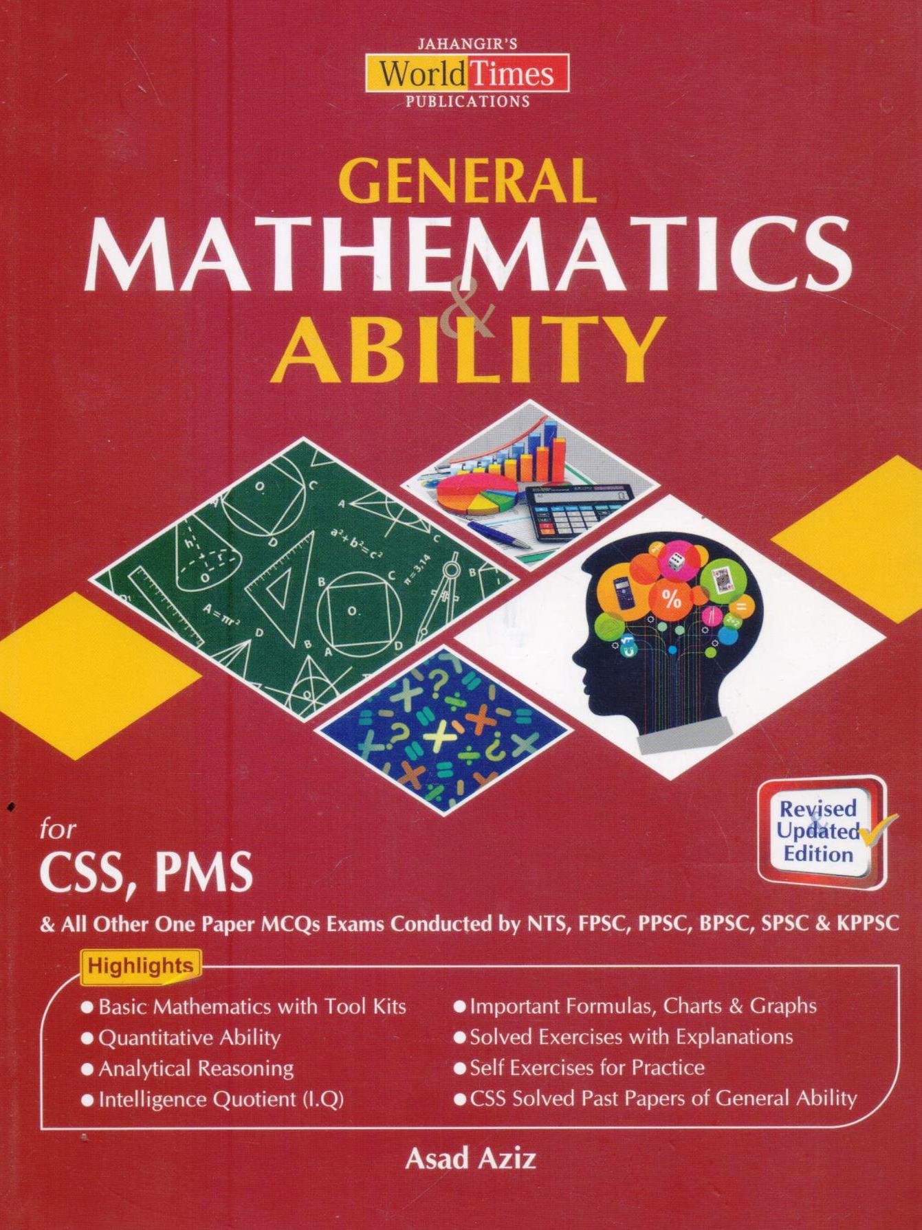 Jahangir General Mathematics Ability For Css, Pms,nts,fpsc,ppsc,bpsc ...
