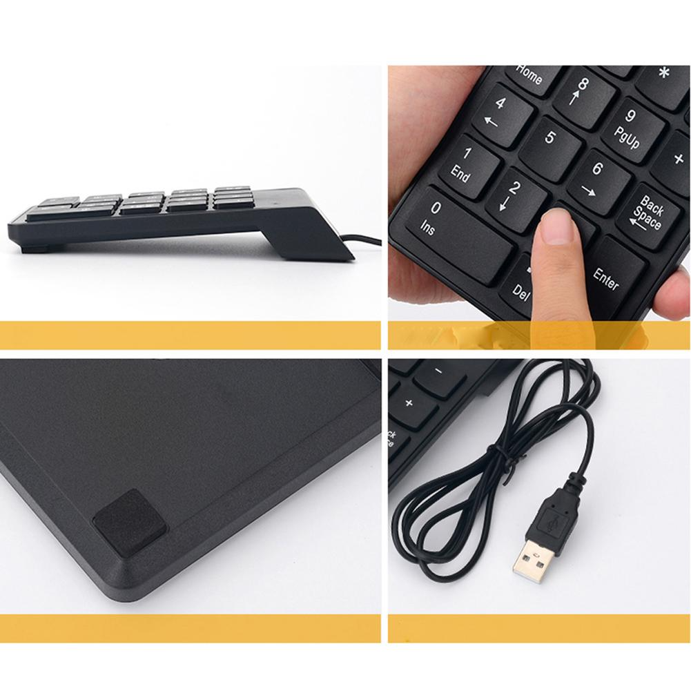USB Mini Num Pad Numeric Number Keypad Keyboard for Laptop Notebook PC ...