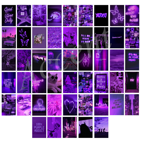 Your Design poster Aesthetic Posters Wall Collage Kit--Set of 50 ...