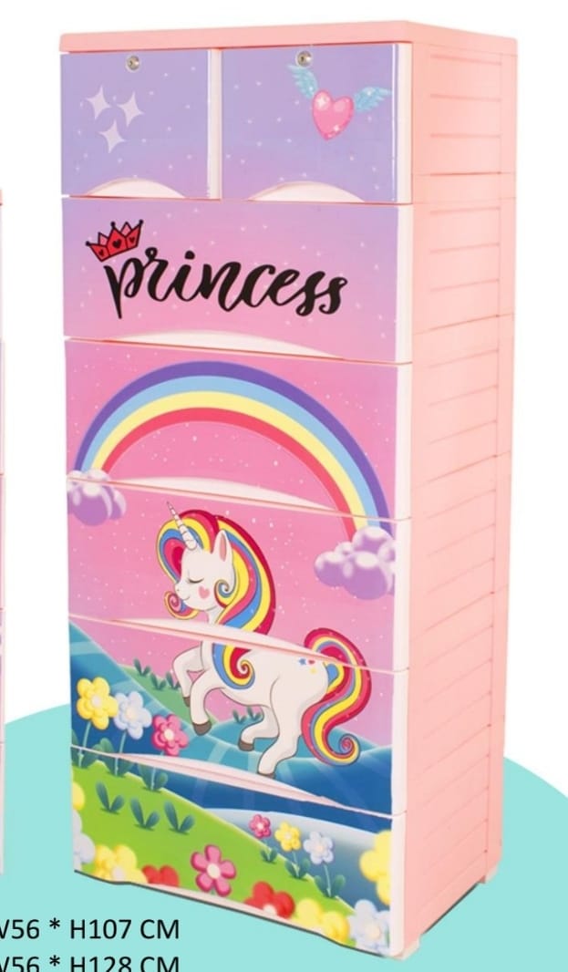 cartoon drawer /baby storage drawer with large capacity and locks ...