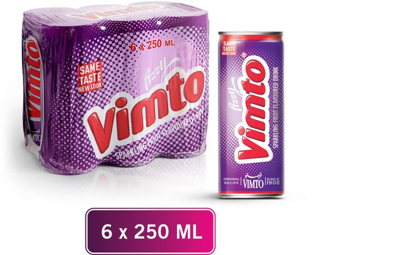 Fizzy Sparkling Fruit Flavoured Drink Can, 250 ml - Pack of 6 | Daraz.pk