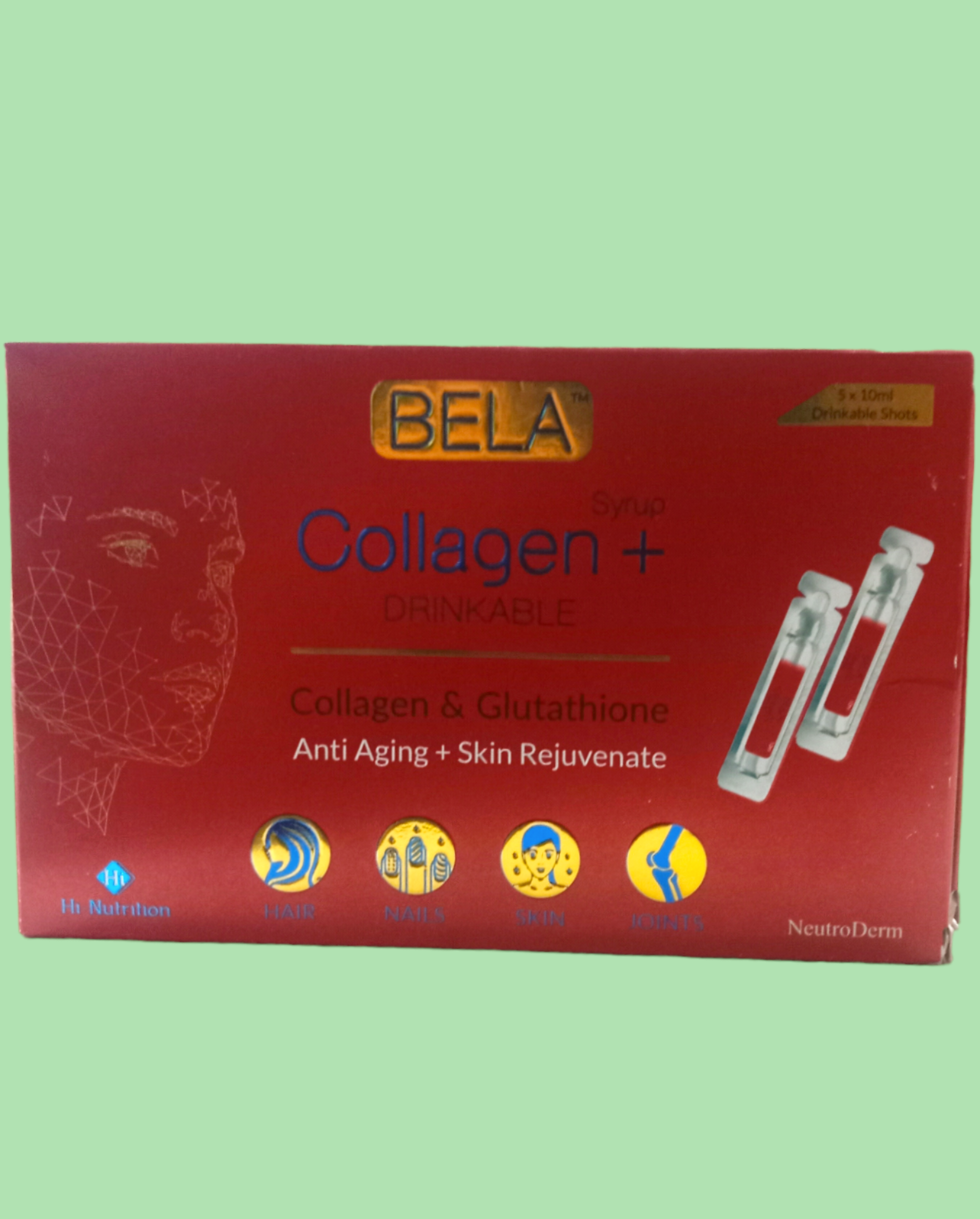 Bella Drinkable Collagen + enriched with Glutathione and Collagen for ...