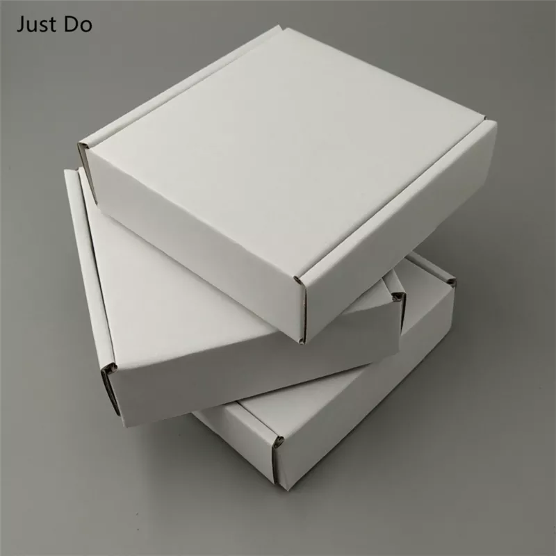 Bundle of 20/50 Boxes (4*4*2 Inches) - Hard White Boxes For Orders ...