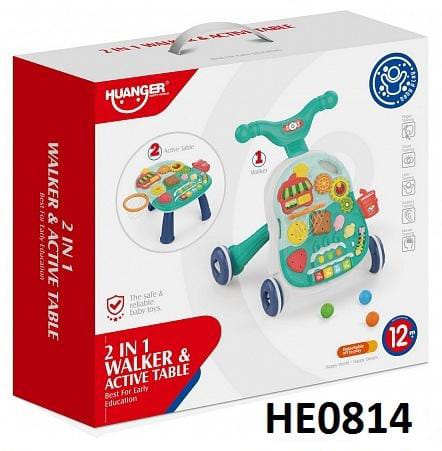 Huanger 2-In-1 Baby Walker & Active Table | Daraz.pk