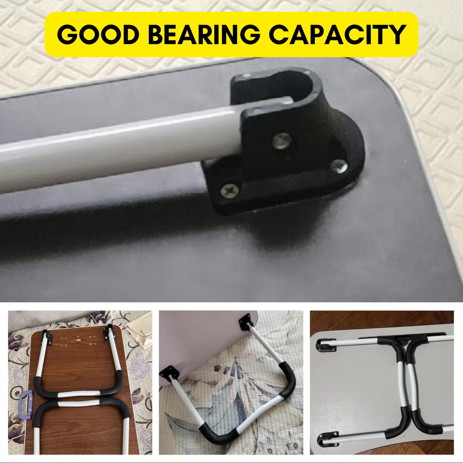 Folding Laptop Table Leg Brackets repair Durable reading bed table leg ...