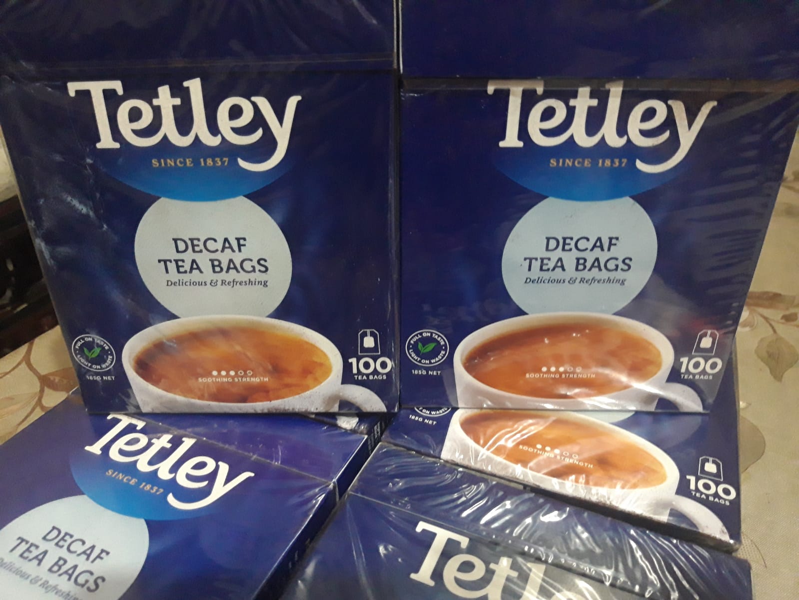 Tetley Decaf Tea Bags 100 pack / Decaf Tea Bags Box of 100 | Daraz.pk