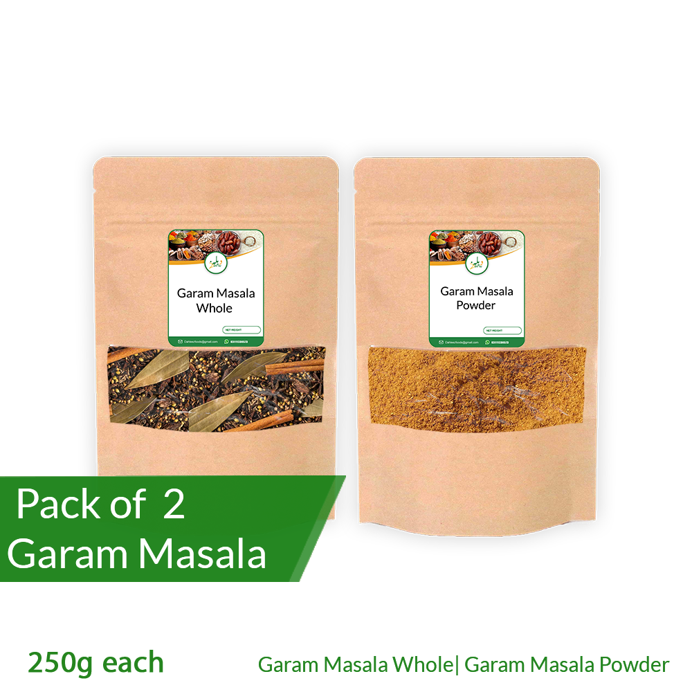 Pack of 2 Garam Masala / Garam Masala Whole / Garam Masala Powder 250g ...