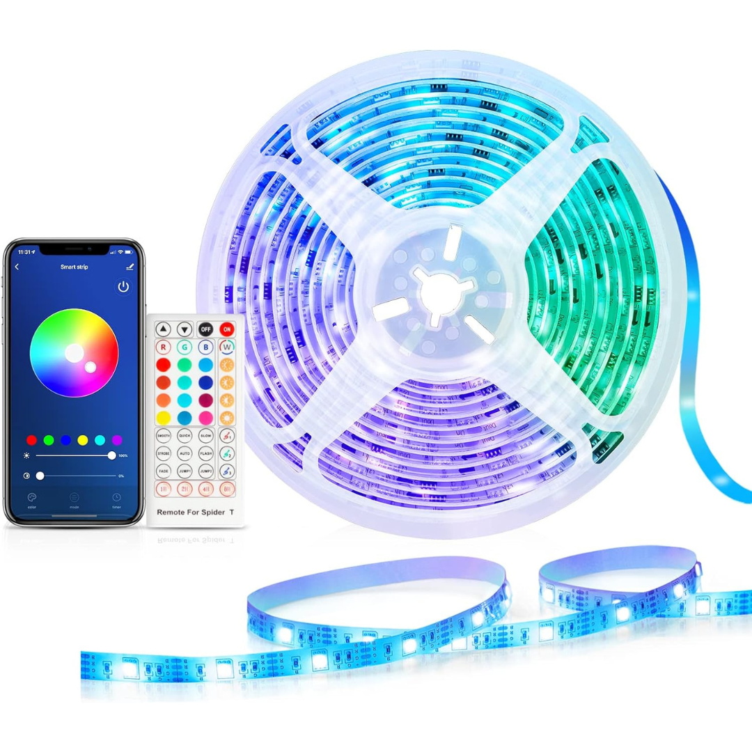 Led Strip Light, Maxcio 10m Led Light Strips Work Alexa and Google ...