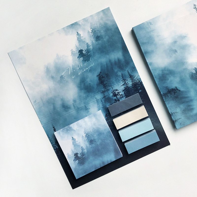 RHS Online 325PCS Forest Sea Series Sticky Memo Pad Sticky Notes Set ...