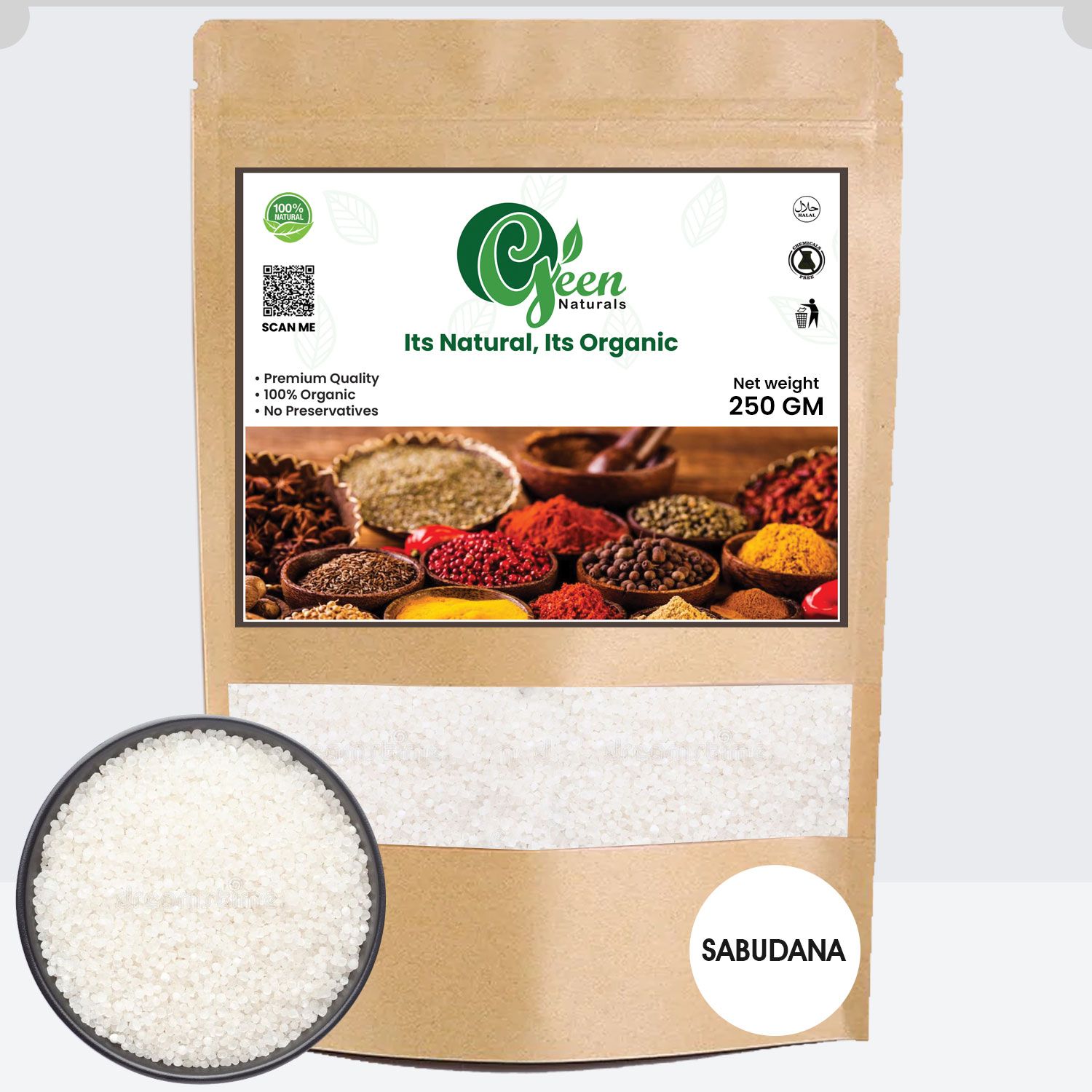 Sabo Dana | Saboo Dana | Sabodana | Sago Dana | Sagodana 250 Grams ...