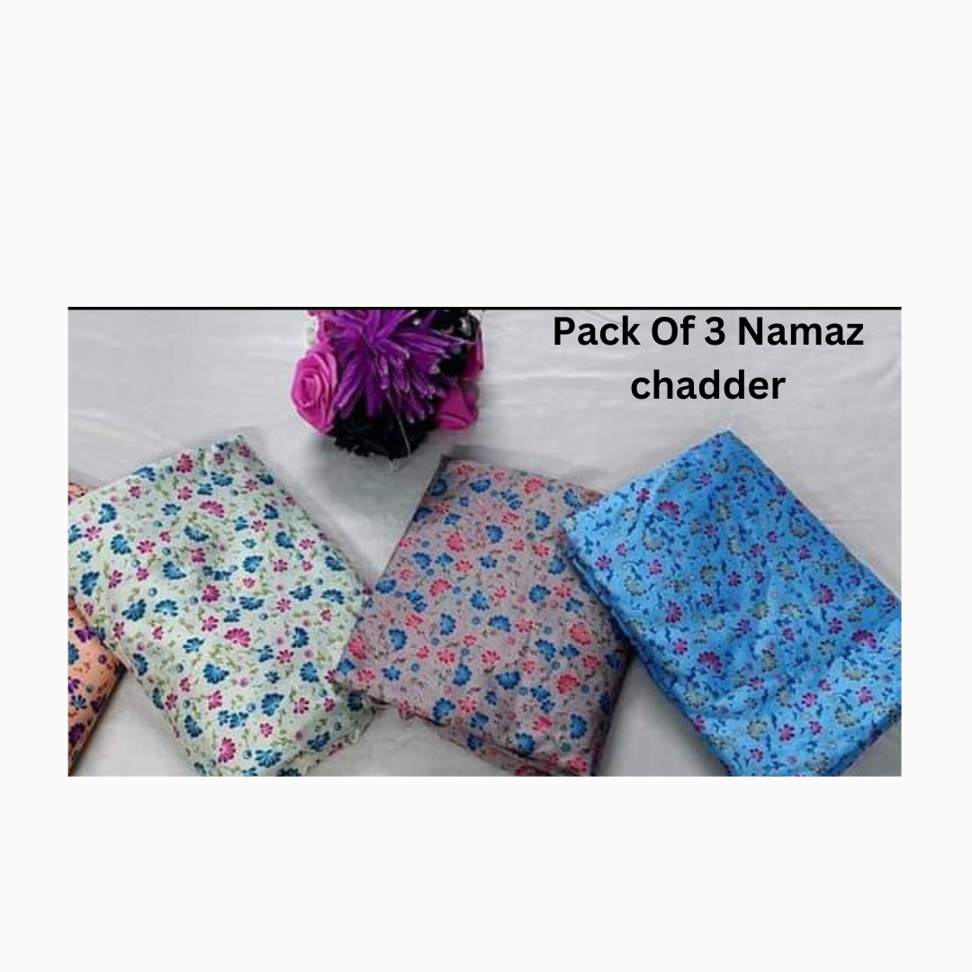 3 Pieces Stitched Irani Namaz Chadar with Sleeves - Polka Dots, Soft ...