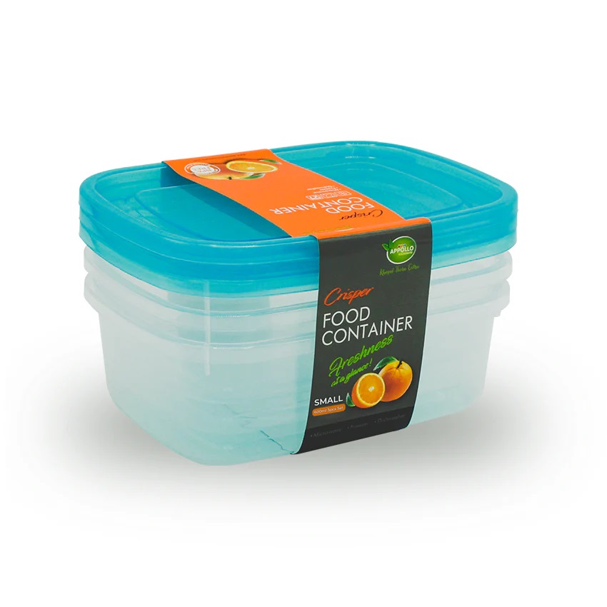 Pack of 3 600ml Plastic Food Storage Containers, Premium Quality Food ...