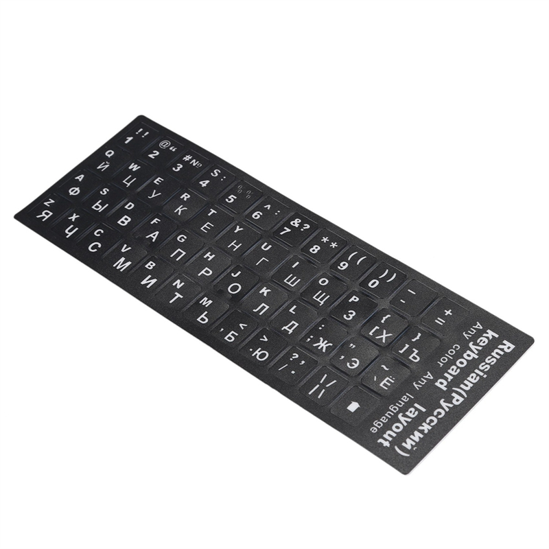 Russia Keyboard cover-3 x Keyboard Sticker-Black | Daraz.pk