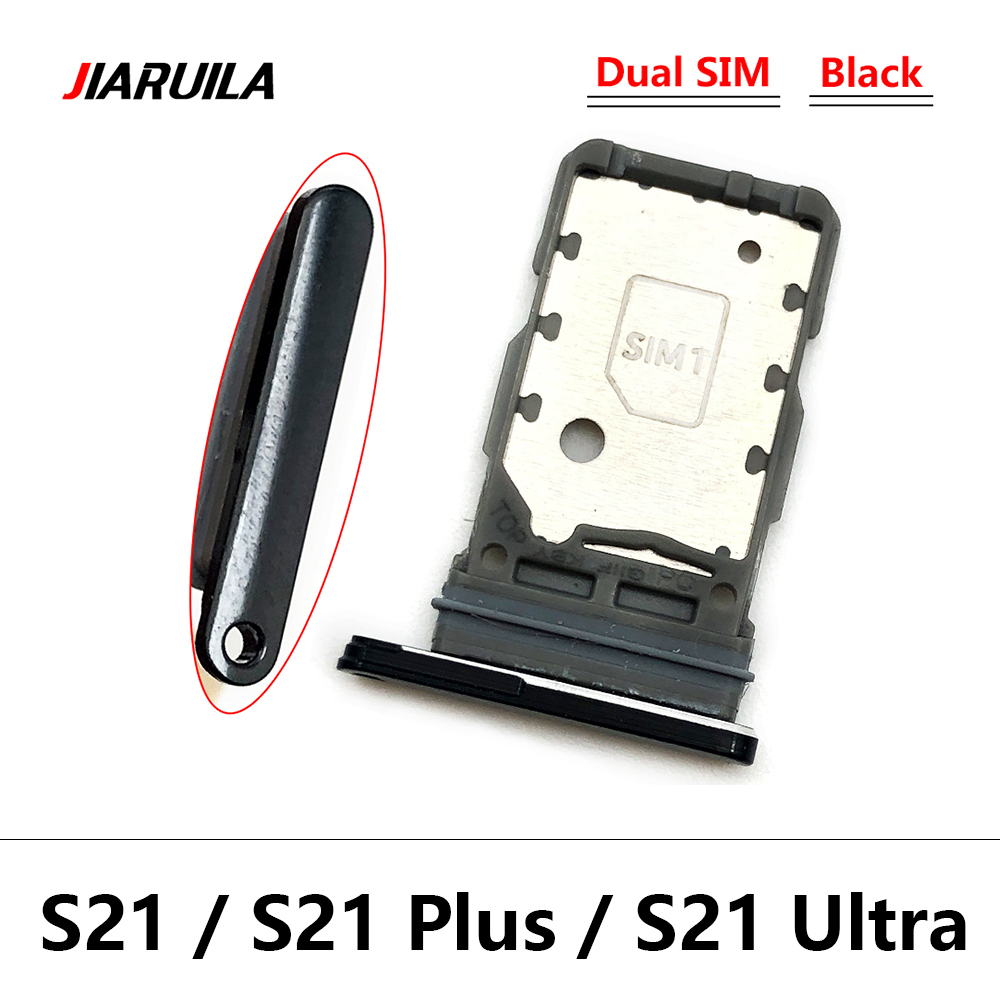 New For Samsung S21 S20 Plus Ultra Fe Dual SIM Card Slot SD Card Tray ...