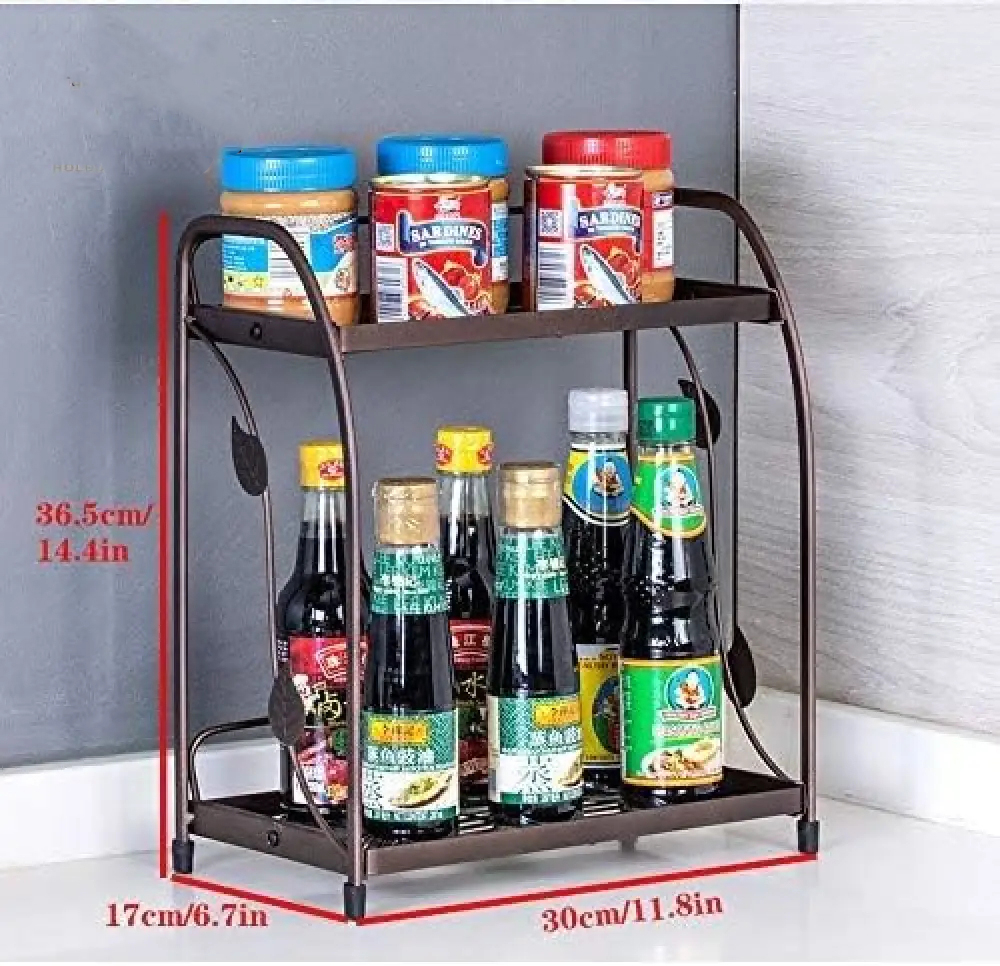 Kichen Storage Two Shelves Rack | Daraz.pk
