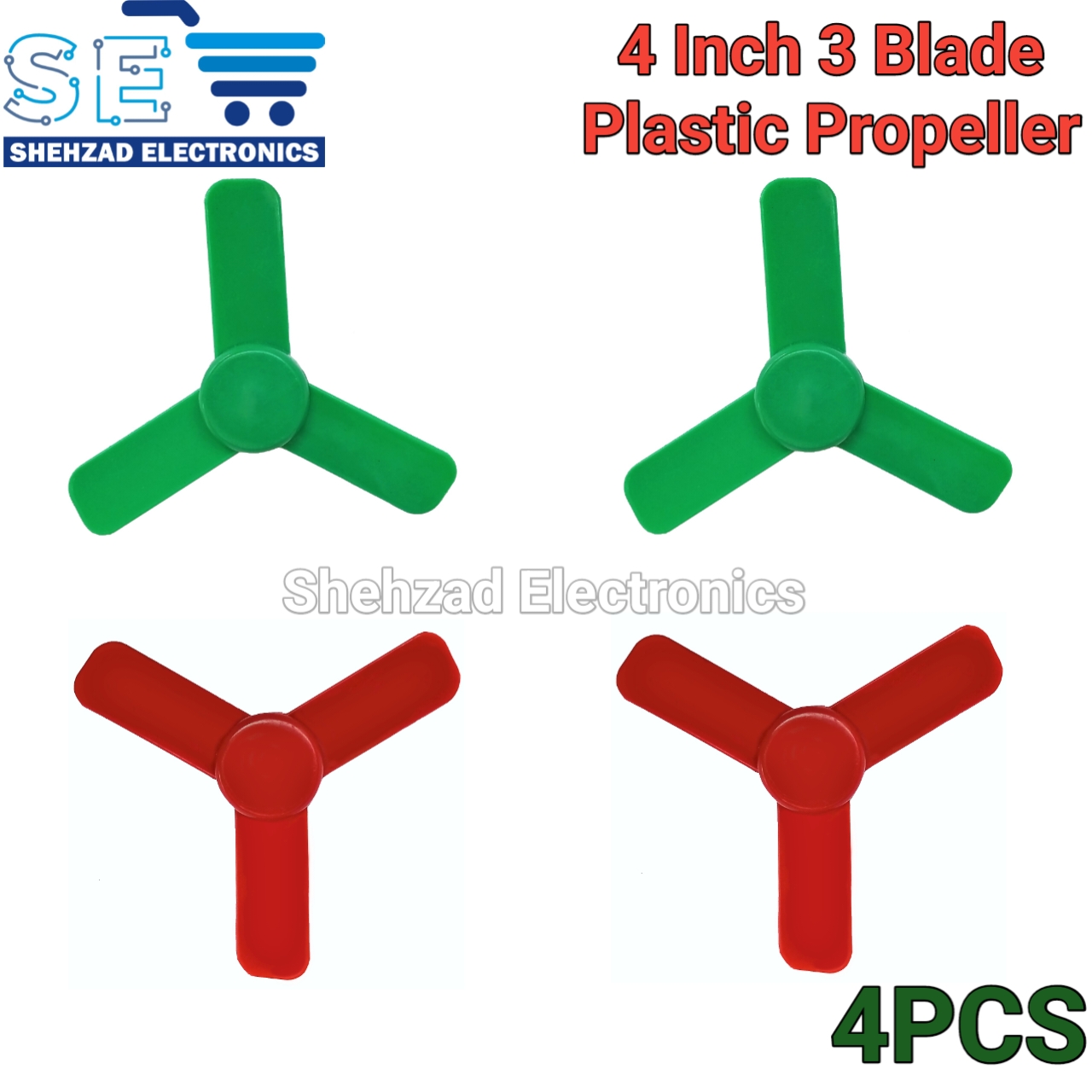 2/3PCS 3/4/7-Blade Plastic Propellers for Mini Fan & DIY Projects ...