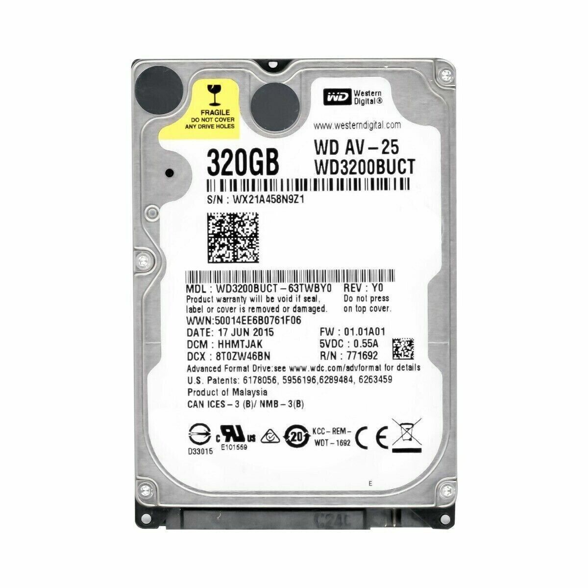 250GB, 320GB, 500GB, 750GB Laptop Hard Disk 2.5" Mix Brands SATA Hard ...