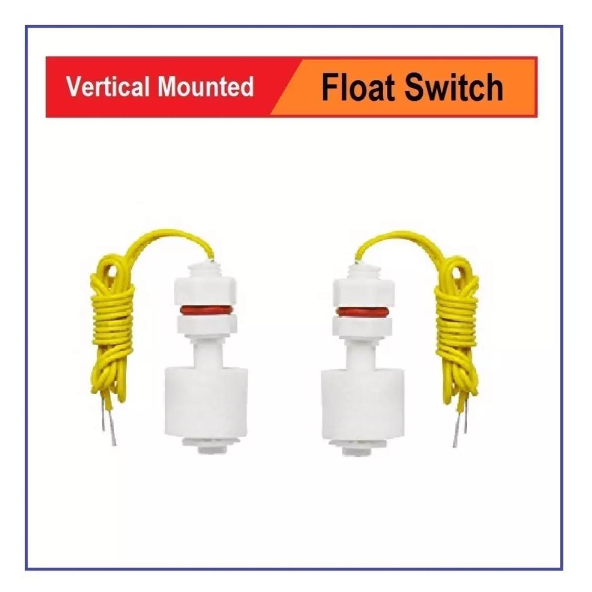 2 PCS Plastic Small Float Switch Liquid Level Switch Water Level Open ...