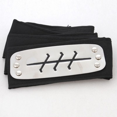 NARUTO Akatsuki Kakashi Konoha Headband Cosplay Costumes Accessories ...