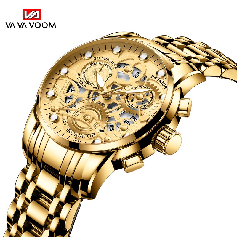 Men's Automatic Watch 30m Waterproof Double Sided Luminous Function ...