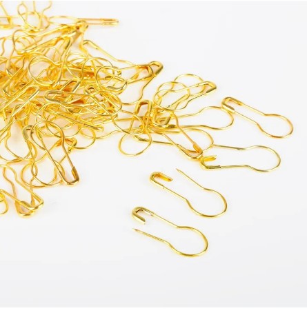 70 Pcs Pear Cucurbit Pear Shaped Metal Safety Pin, Imported Pear ...