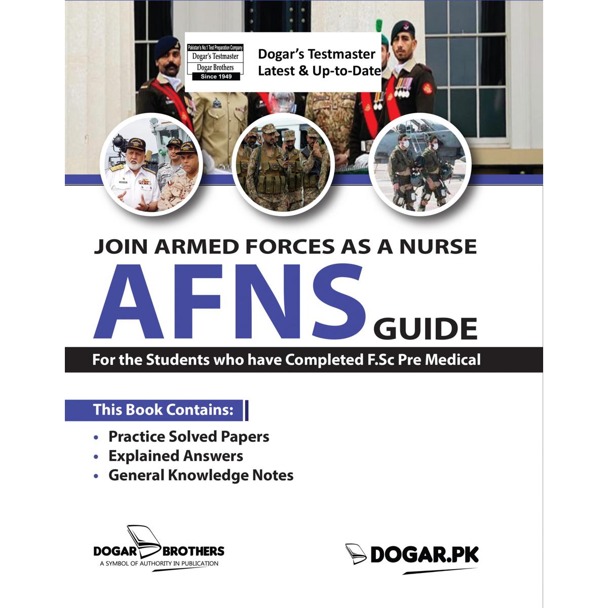 AFNS Guide for F.Sc Pre Medical Students by Dogar Brothers-Armed Forces ...