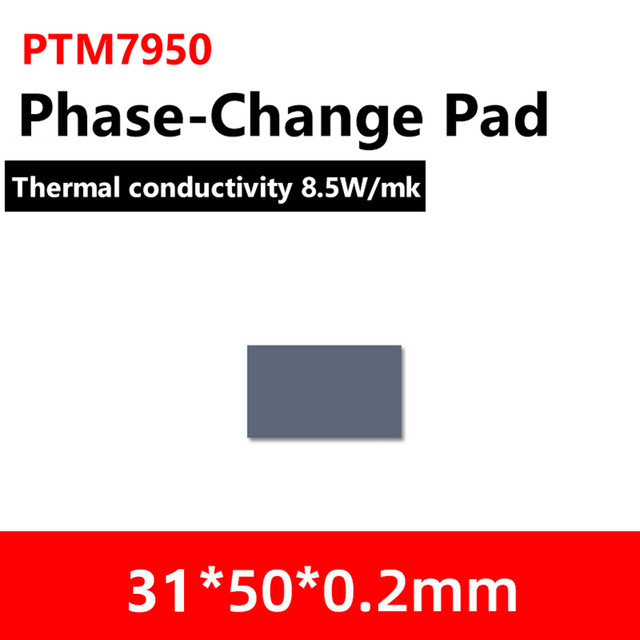 For Honeywell Ptm7950 Cpu Thermal Pad Conductive Paste Pad Patch 8.5w ...