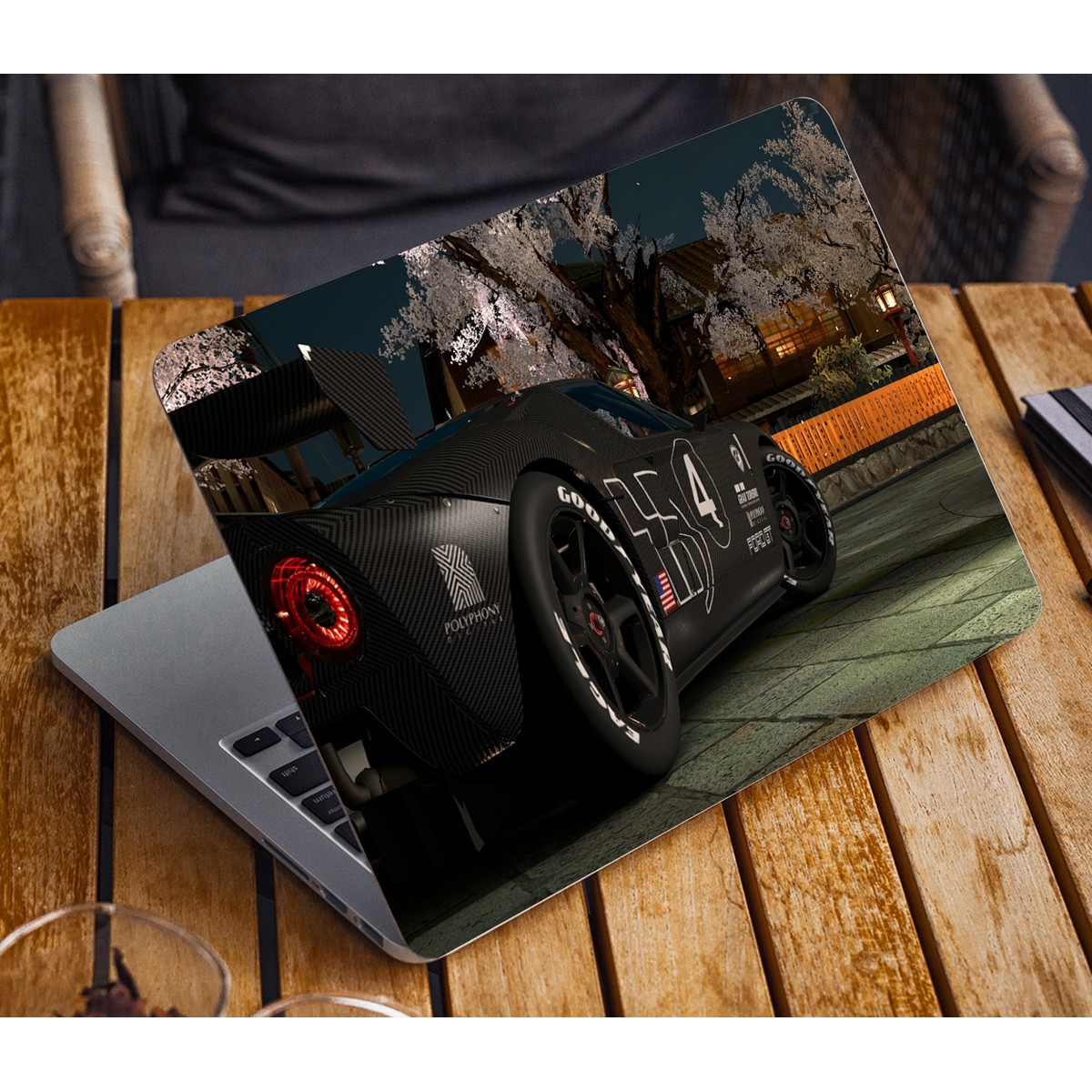 Black GT Laptop Notebook Skin Sticker Cover Art Laptop Skin Fits 13.3 ...