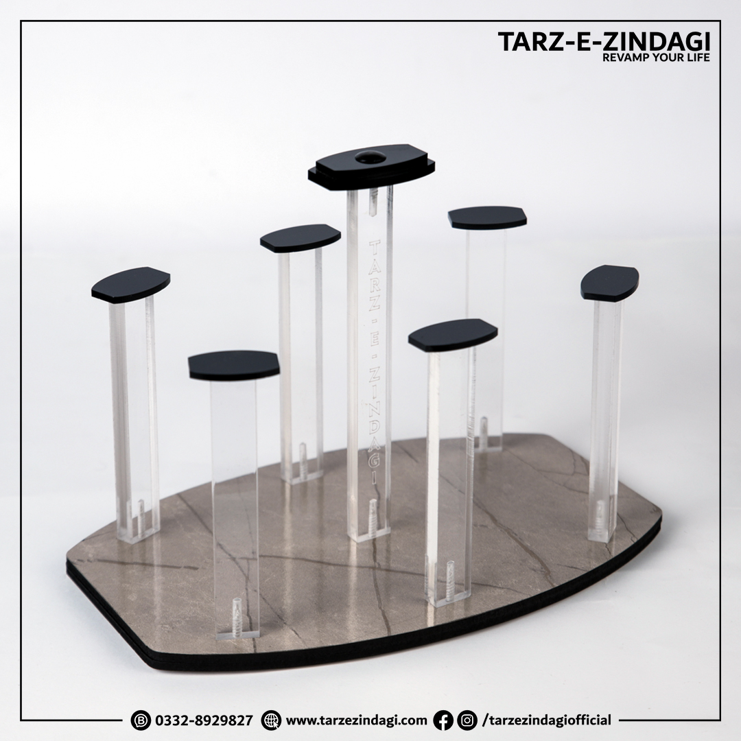 Modern Kitchen Glass Stand Holder - New Convex Design | TARZ-E-ZINDAGI ...
