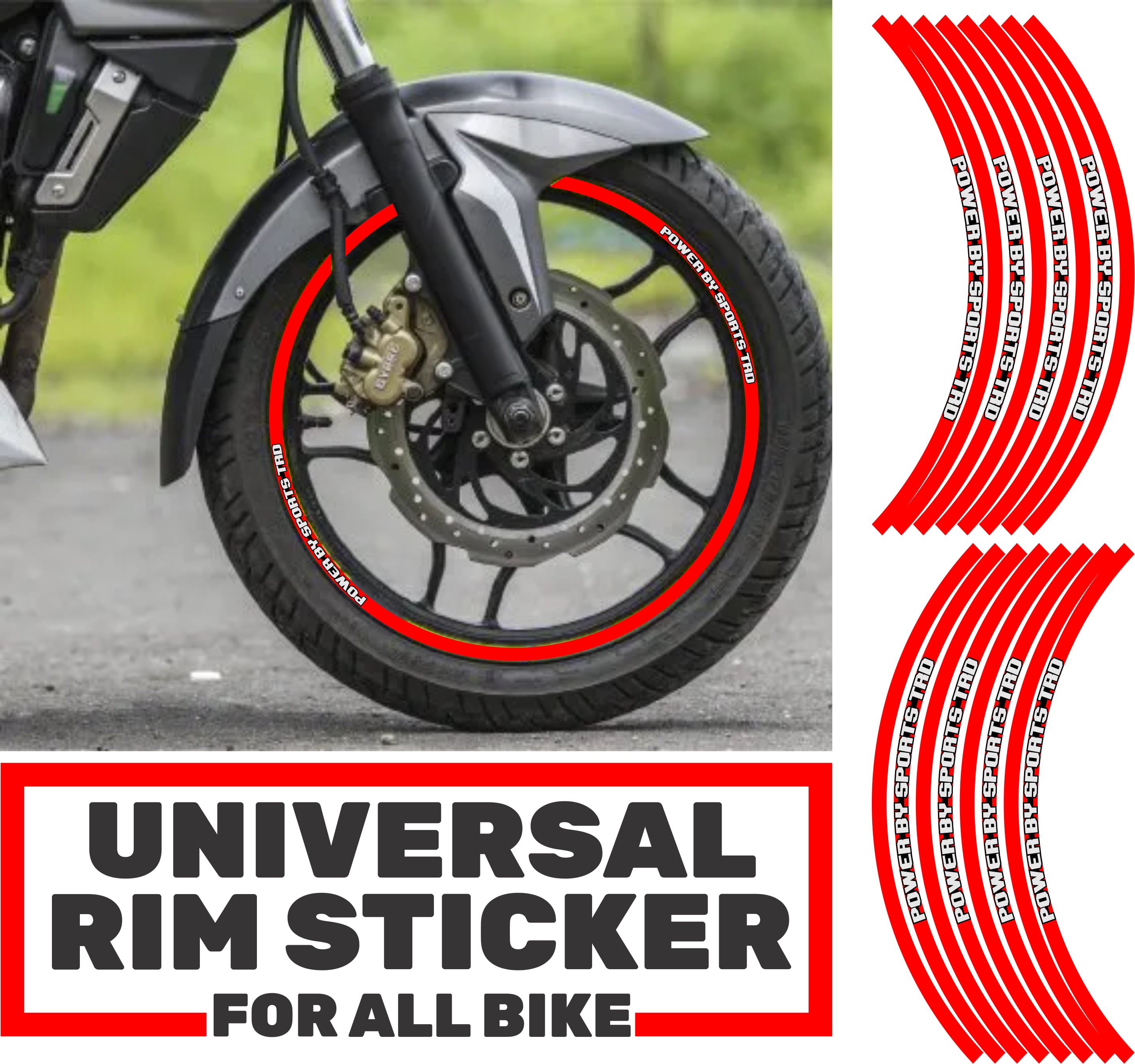 WHEEL RIM STICKERS FOR ALL MOTORCYCLES YAMAHA,SUZUKI,HONDA.ETC (16 ...