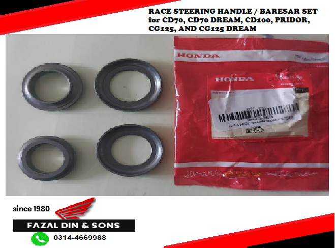 RACE STEERING HANDLE / BARESAR SET for CD70, CD70 DREAM, CD100, PRIDOR ...