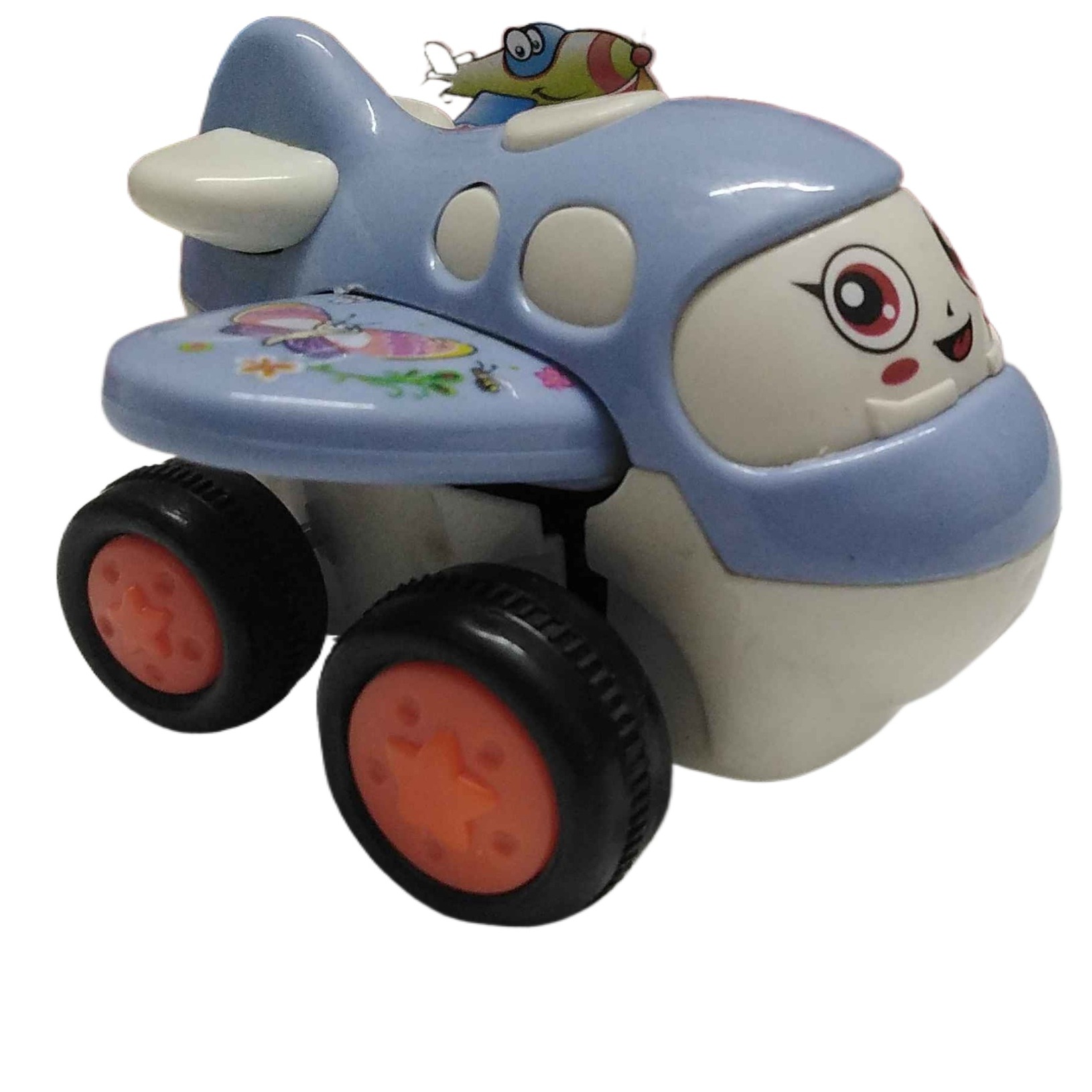 Unbreakable Friction Powered Toy Set of Plane, Train and Car for Kids ...