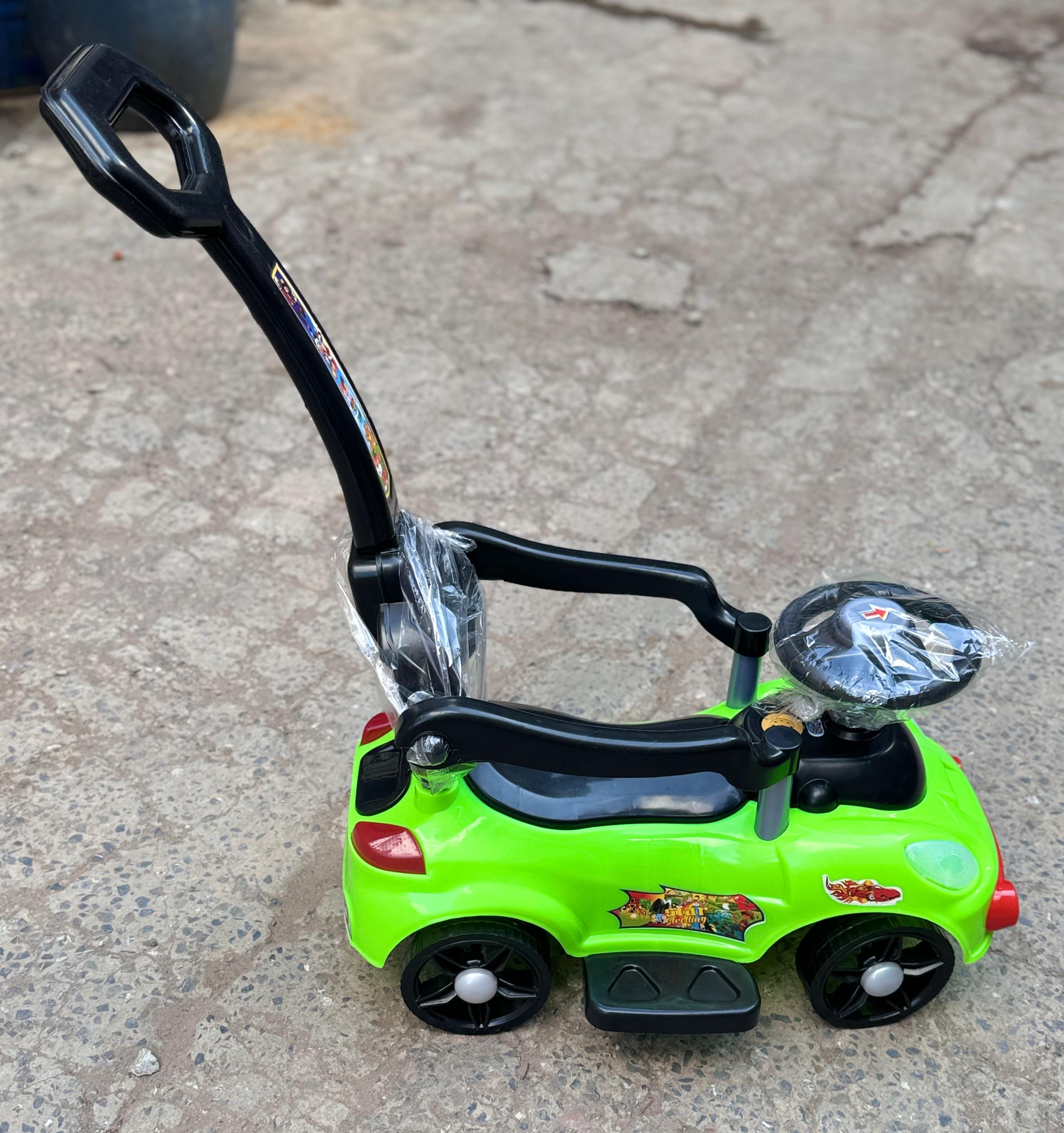 Baby Stroller Car with Lights & Music With Safety Stand Random Color ...