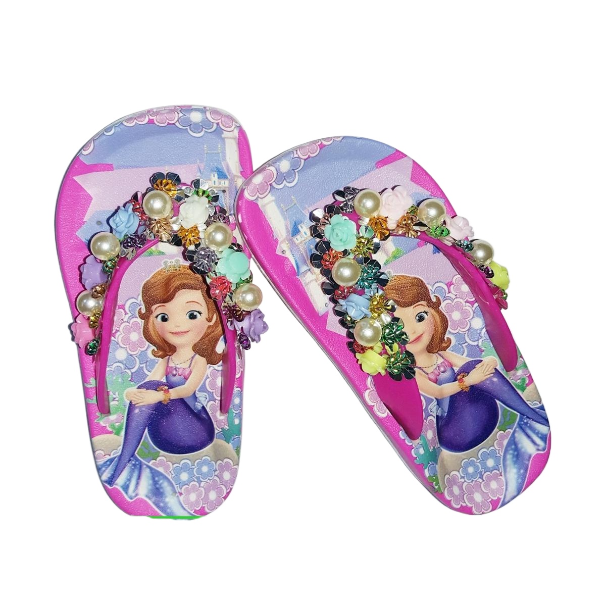 FlipFlopers Shoe Slippers for Toddler Girls - Kids Girls Flat Slipper ...