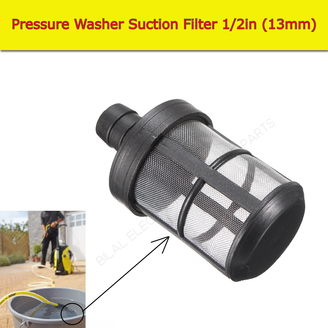 Bucket Suction Water Filter For Pressure Washer 1/2'' (13mm) Pipe ...