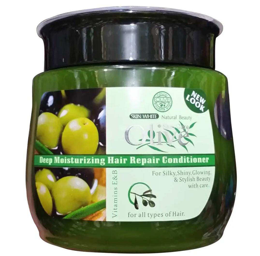 TV Parlour Olive Hair Conditioner Jar - Deep Moisturizing Hair Repair ...