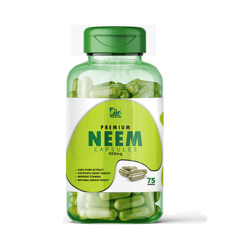 Neem Capsules Organic Neem Powder Pills Capsules 500mg | Daraz.pk